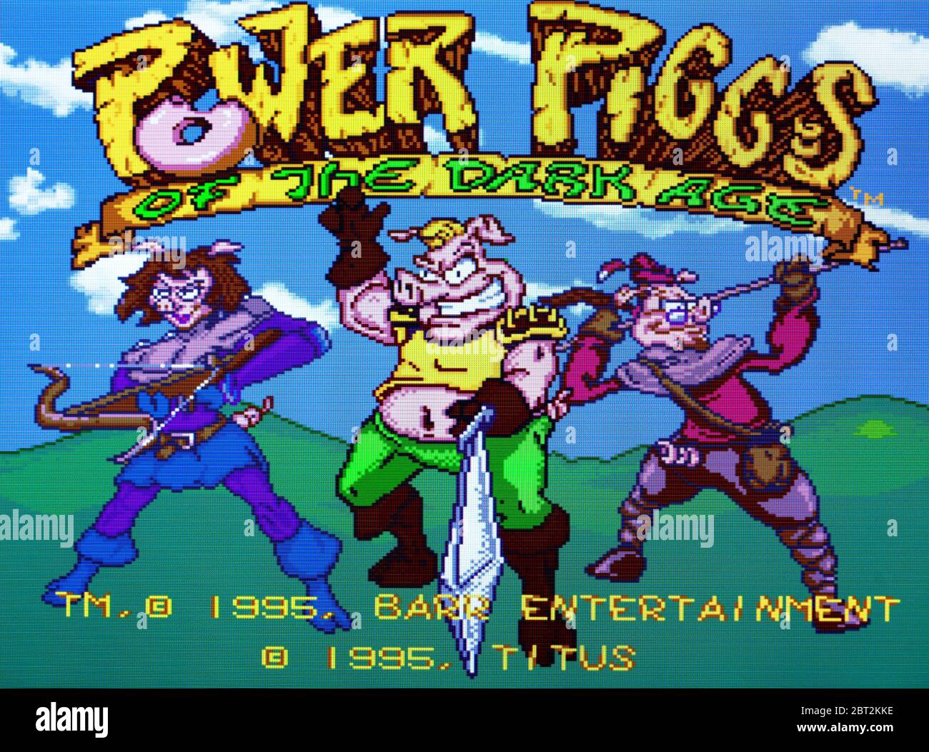 Power Pigs of the Dark Ages - SNES Super Nintendo - Editorial use only ...