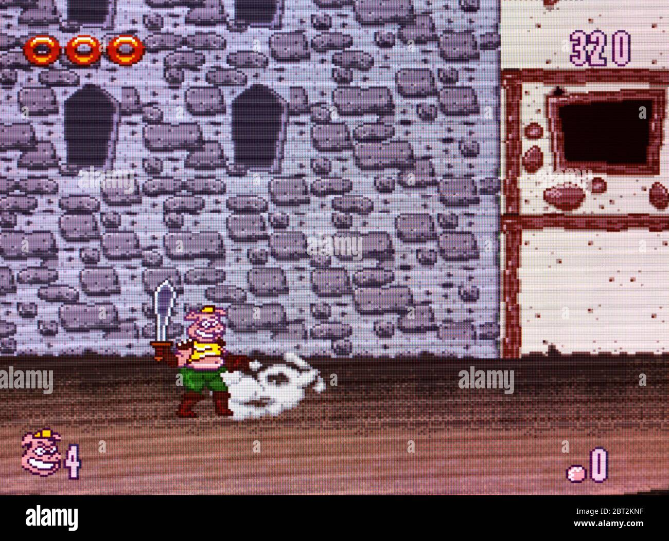 Power Pigs of the Dark Ages - SNES Super Nintendo - Editorial use only ...