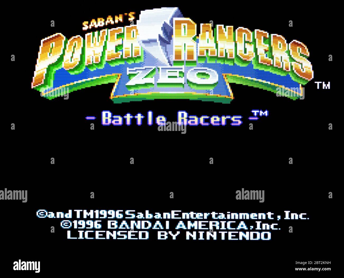 Saban's Power Rangers Zeo - SNES Super Nintendo - Editorial use only ...