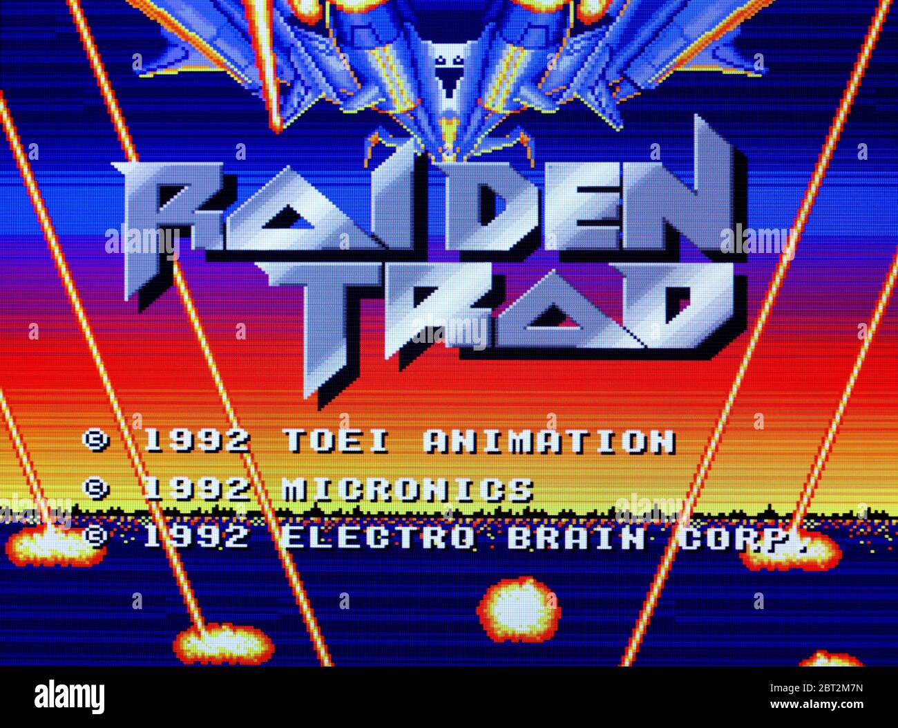 Raiden Trad - SNES Super Nintendo - Editorial use only Stock Photo - Alamy