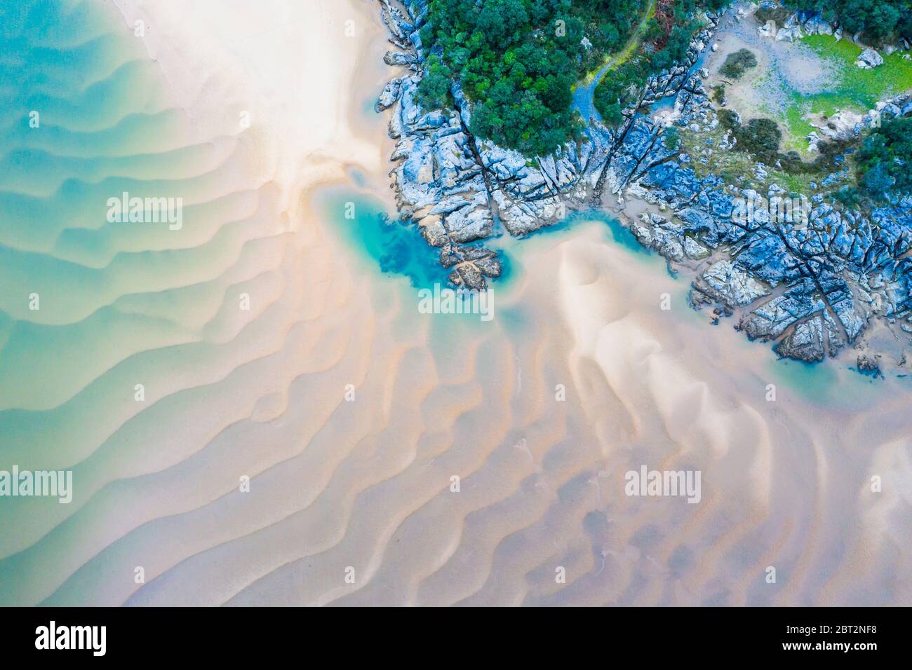 Sandy sediments in low tide in a river close to the sea Stock Photo - Alamy