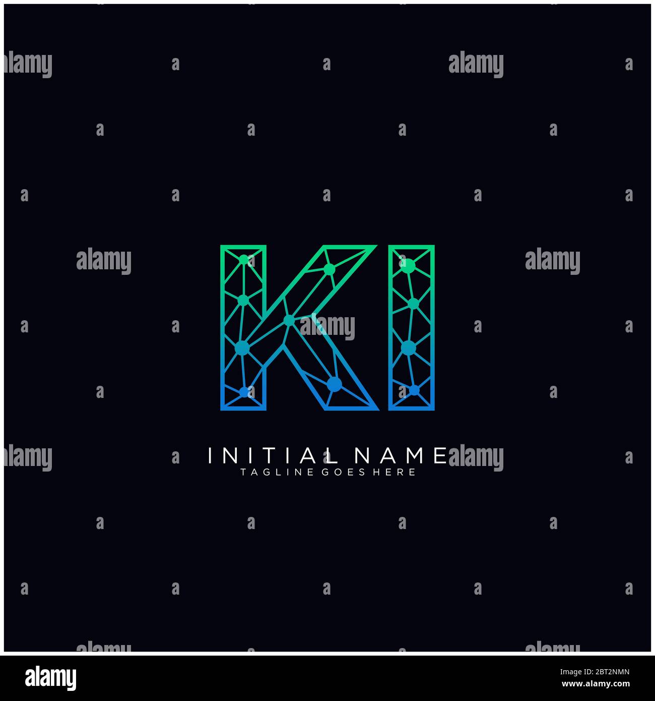 Letter ki logo hi-res stock photography and images - Alamy