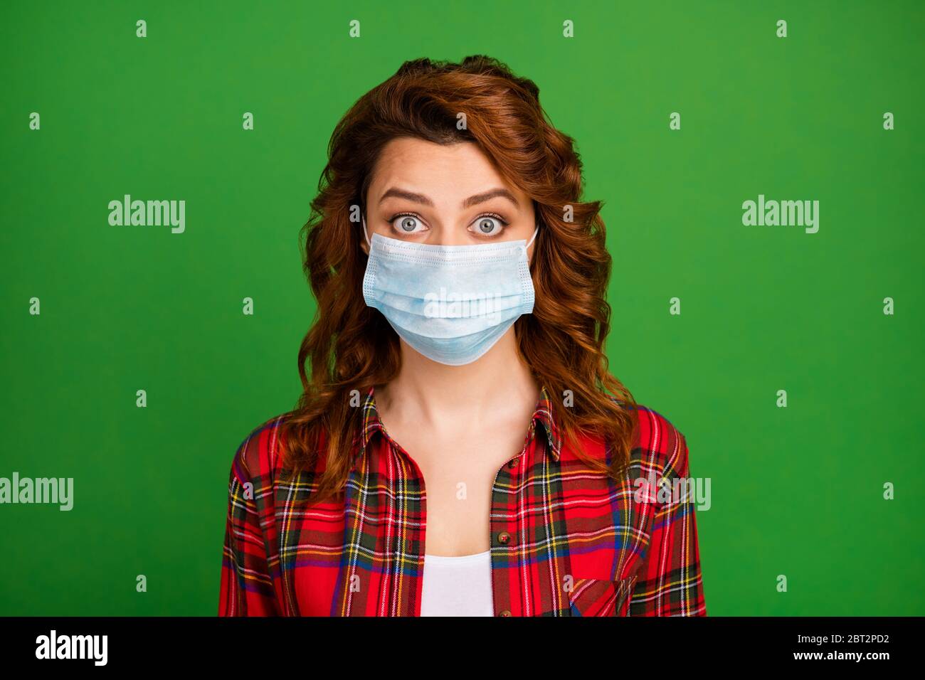 Close-up portrait of her she nice attractive pretty foxy stunned wavy ...