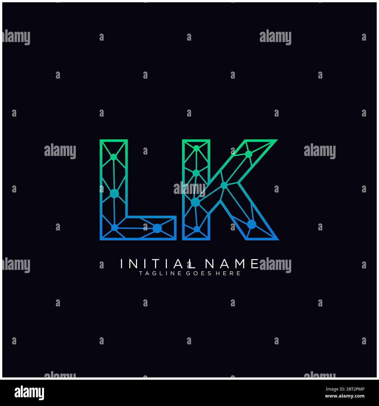 Initial letter lk hi-res stock photography and images - Alamy