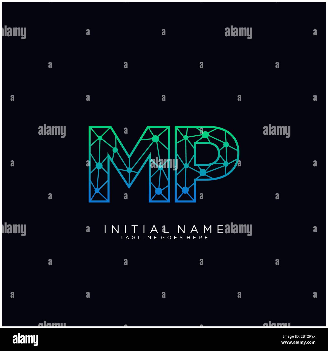 Mp letter logo Cut Out Stock Images & Pictures - Alamy