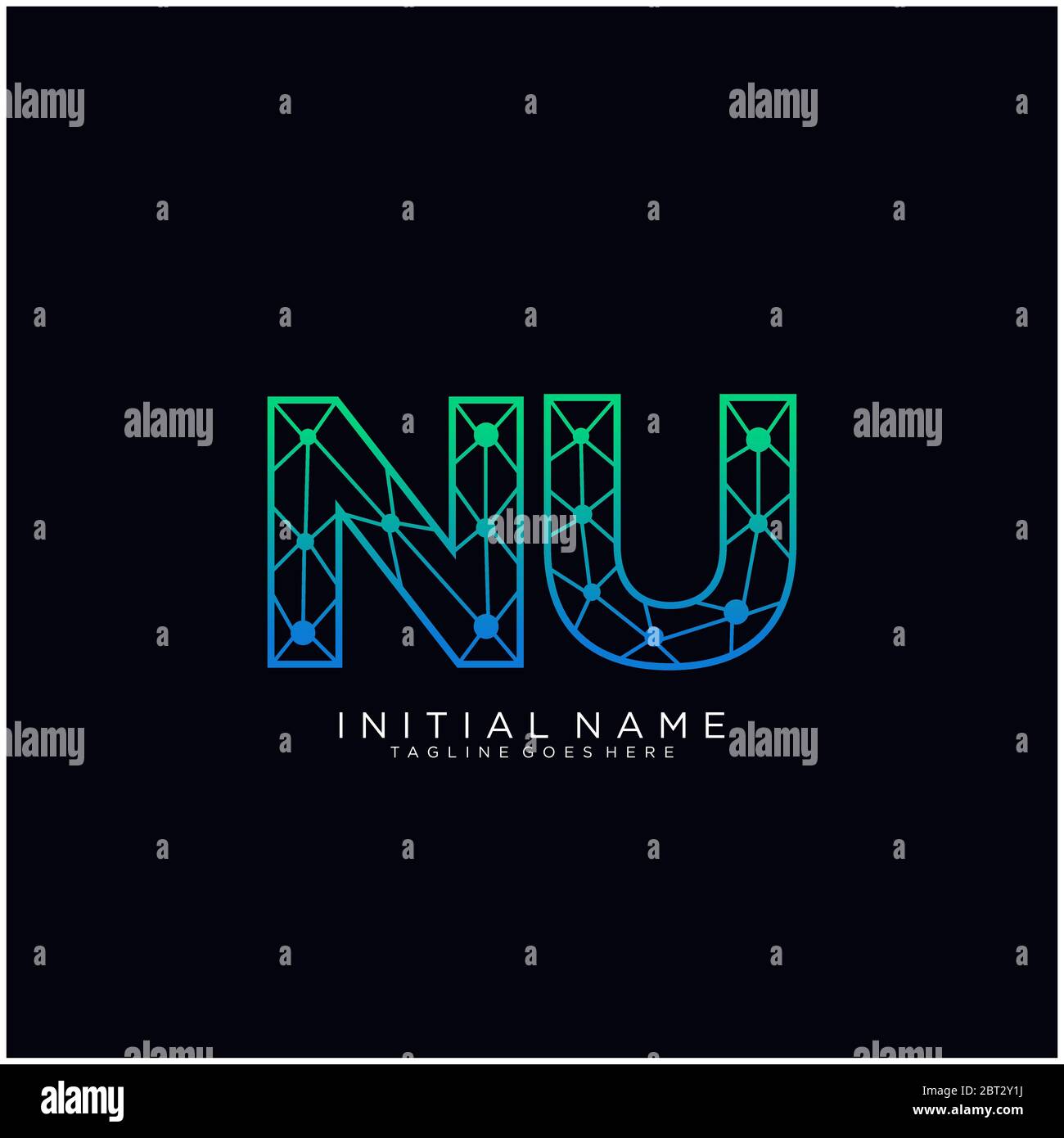 Initial letter nu hi-res stock photography and images - Alamy