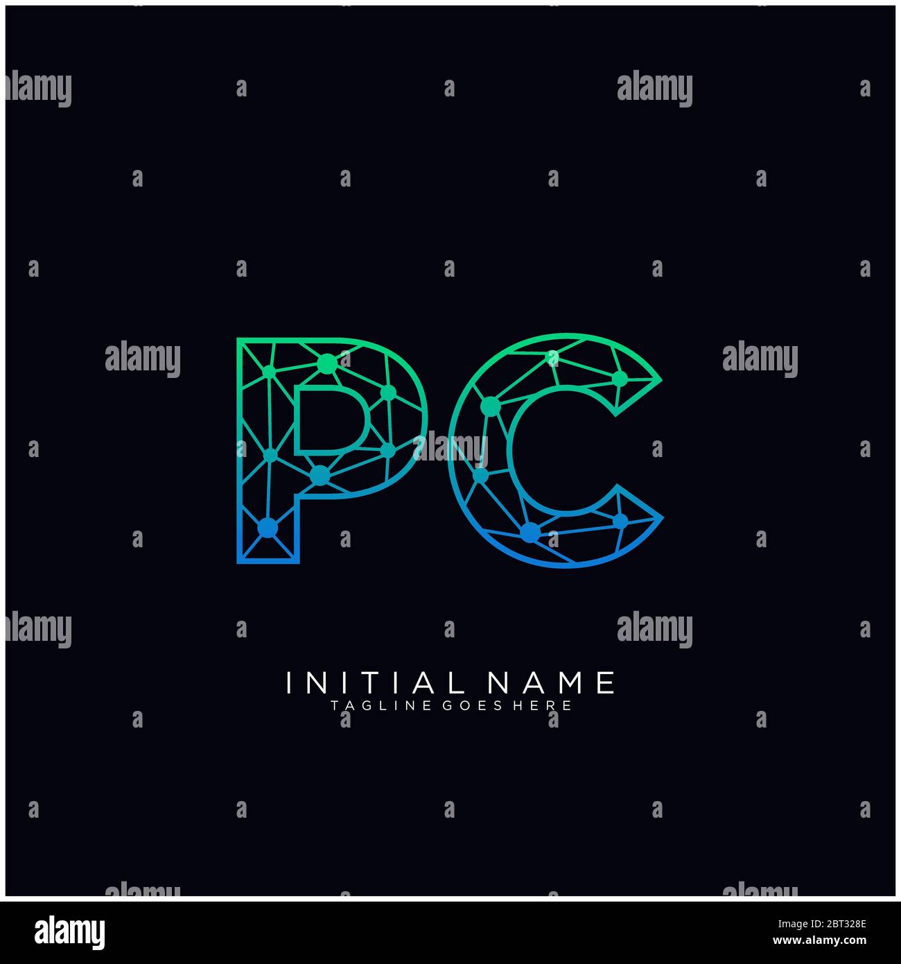 Initial letter pc hi-res stock photography and images - Alamy