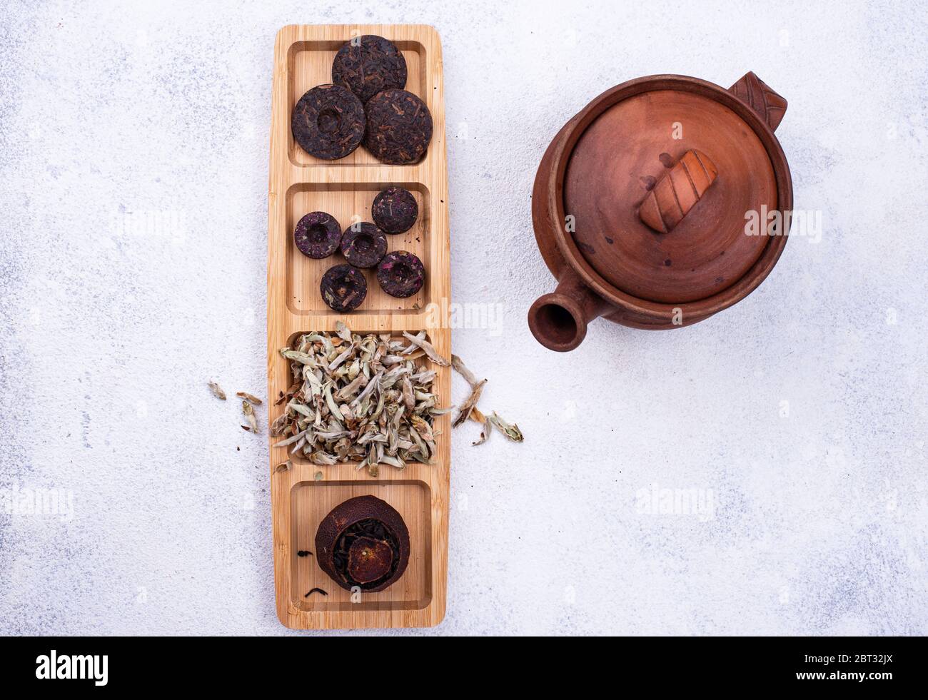 Tangerine puer tea hi-res stock photography and images - Alamy
