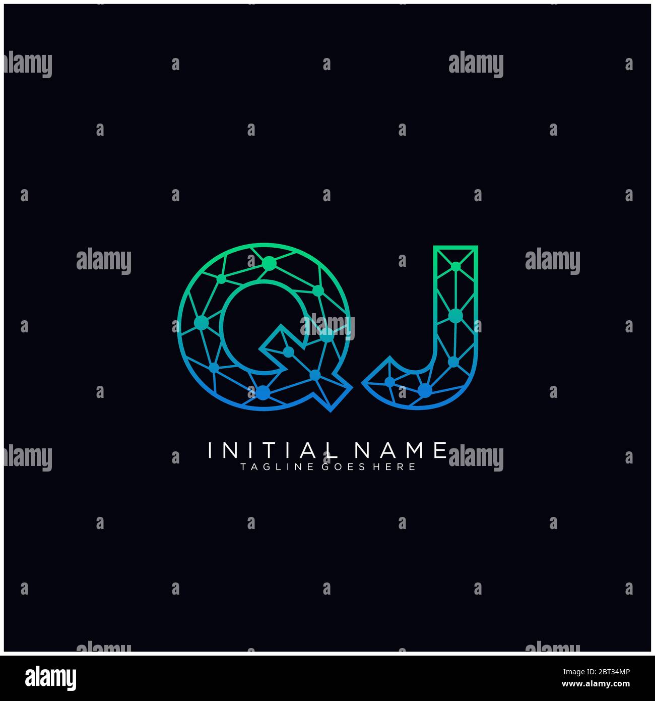 Letter qj vector vectors Stock Vector Images - Alamy