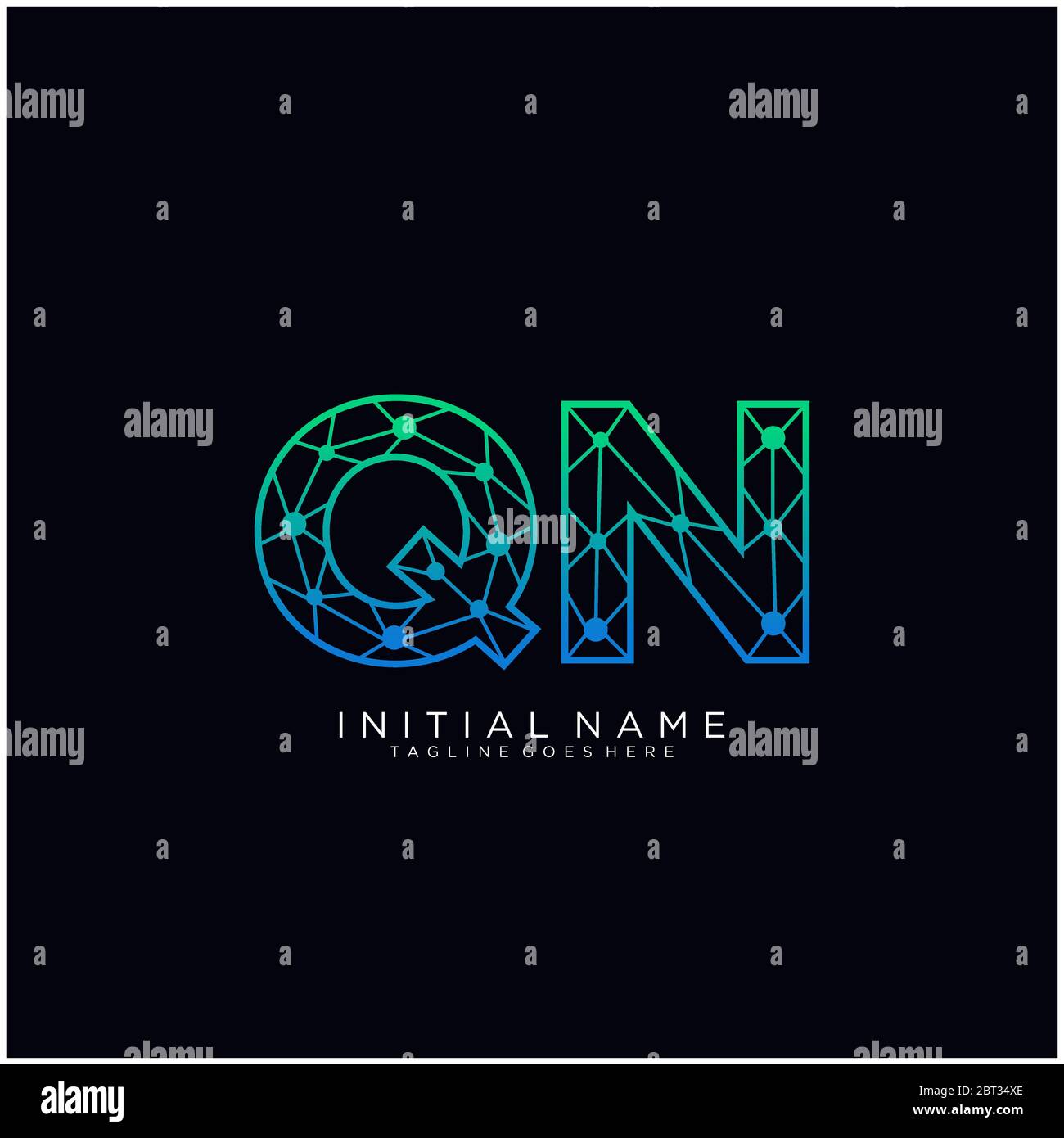 Qn template Stock Vector Images - Alamy