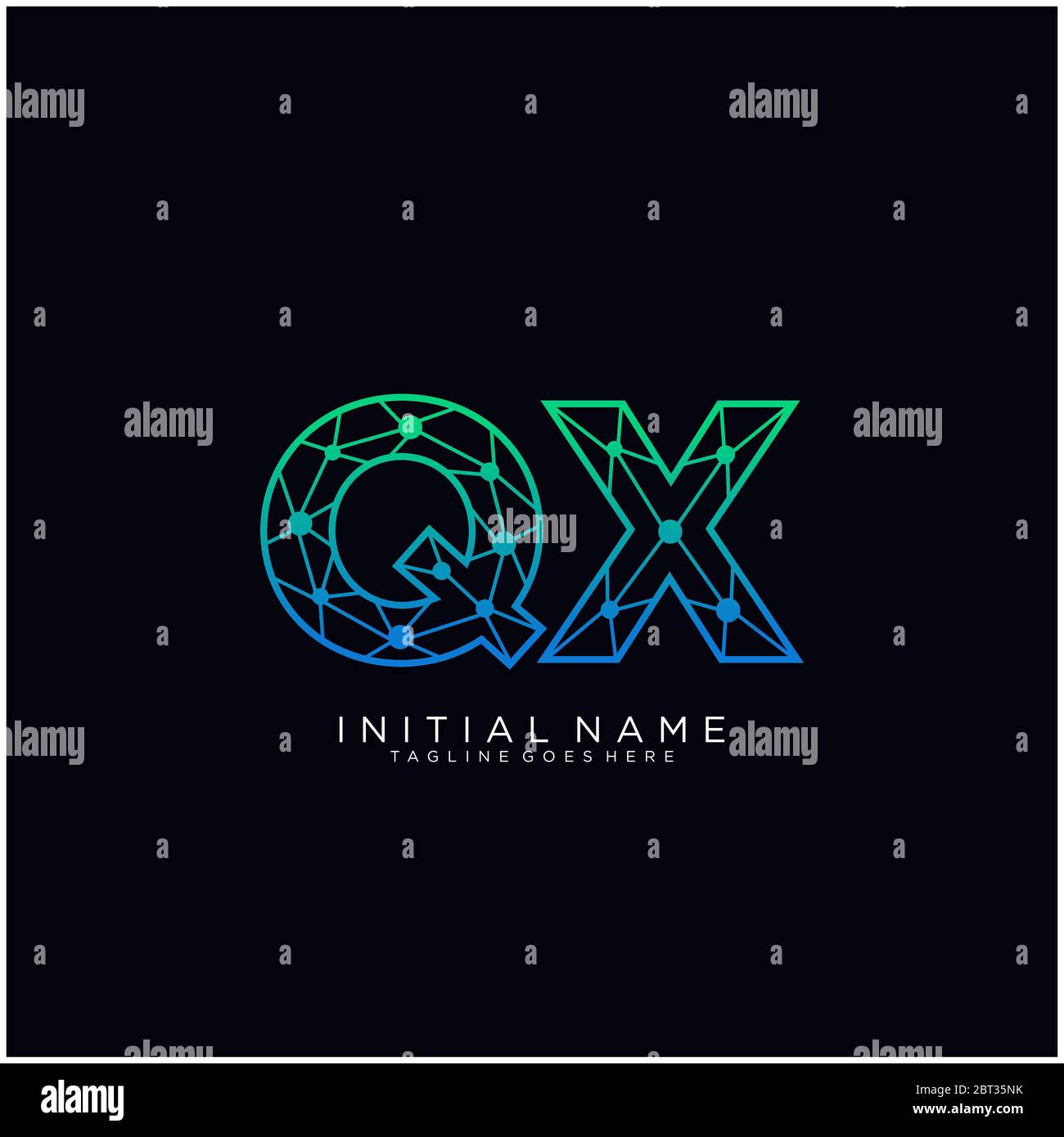 Qx logo vector vectors hi-res stock photography and images - Alamy
