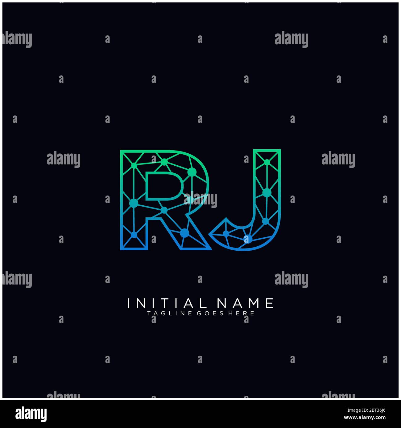 Rj word Stock Vector Images - Alamy