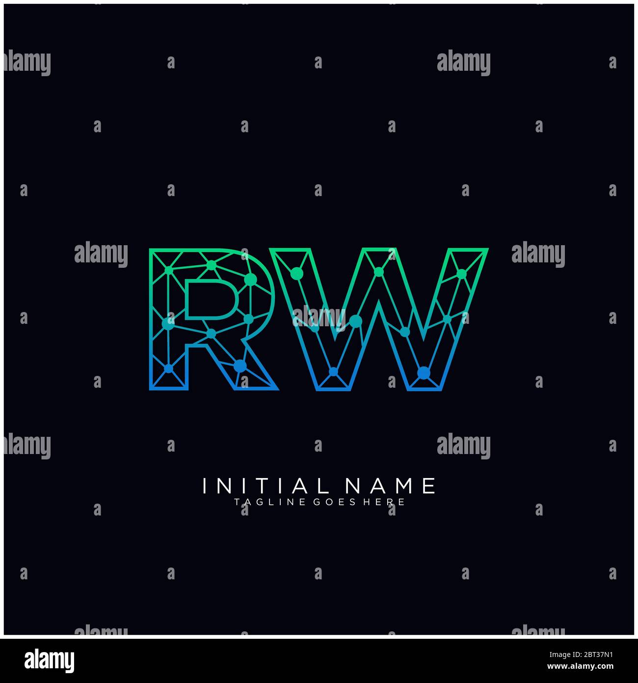 Rw tech logo hi-res stock photography and images - Alamy