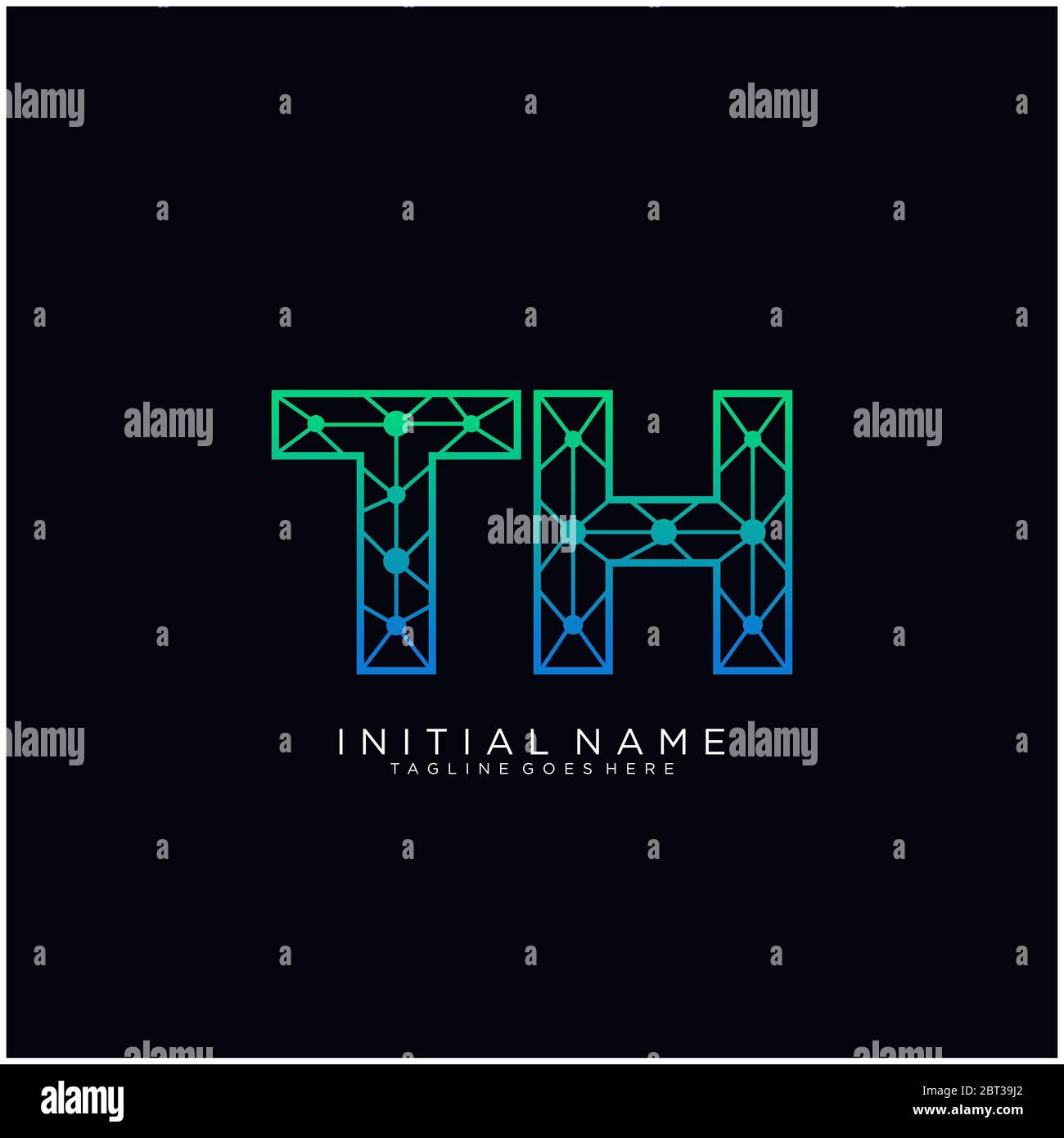 Initial Letter Th High Resolution Stock Photography and Images - Alamy