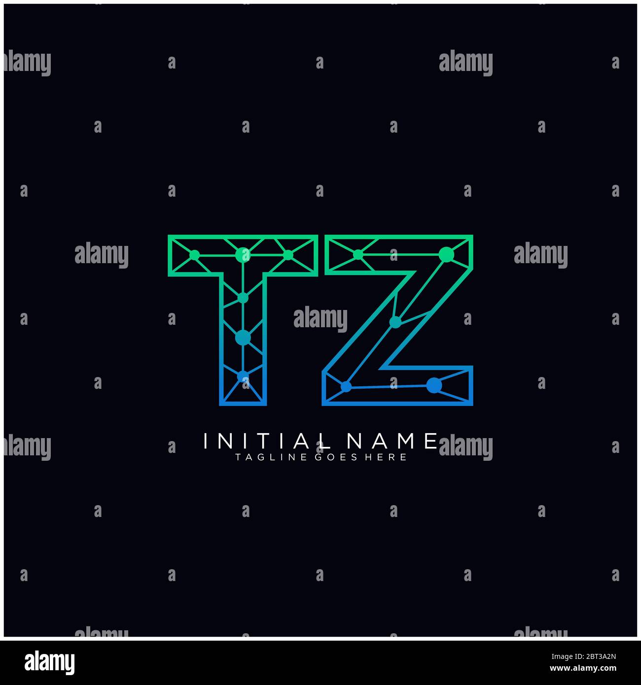 Tz tech logo hi-res stock photography and images - Alamy