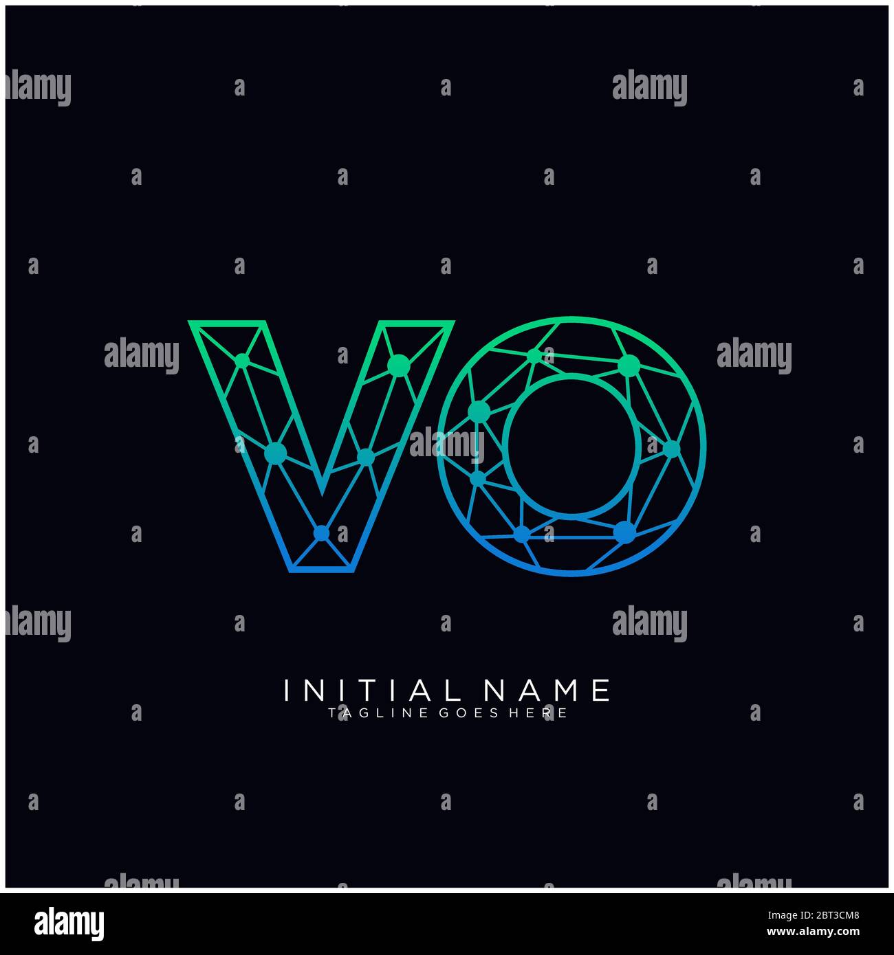 Vo logo vector vectors Stock Vector Images - Alamy