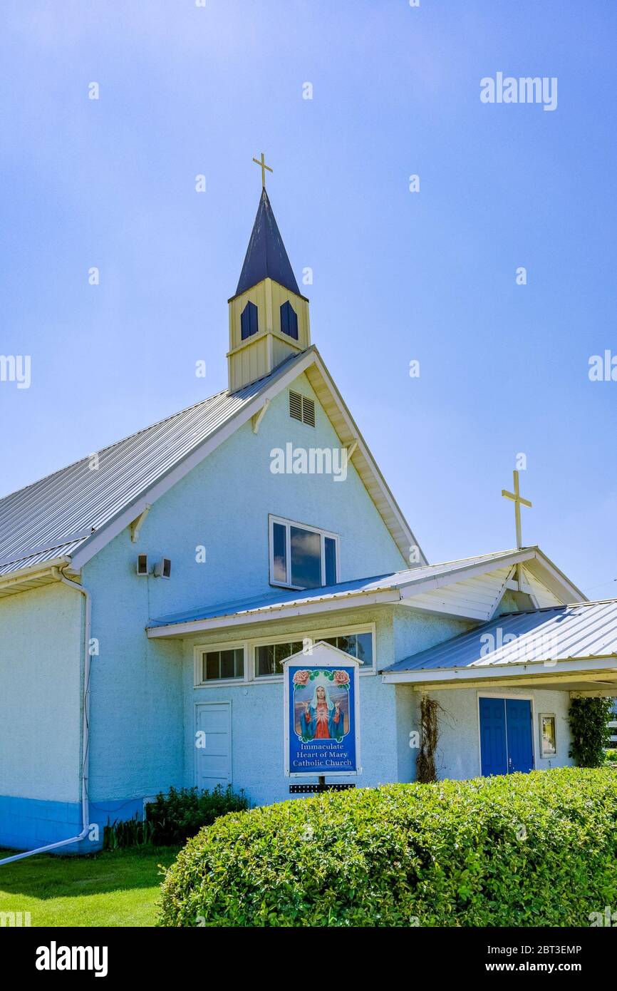 Immaculate Heart of Mary, Catholic Church, Bashaw, Alberta, Canada ...