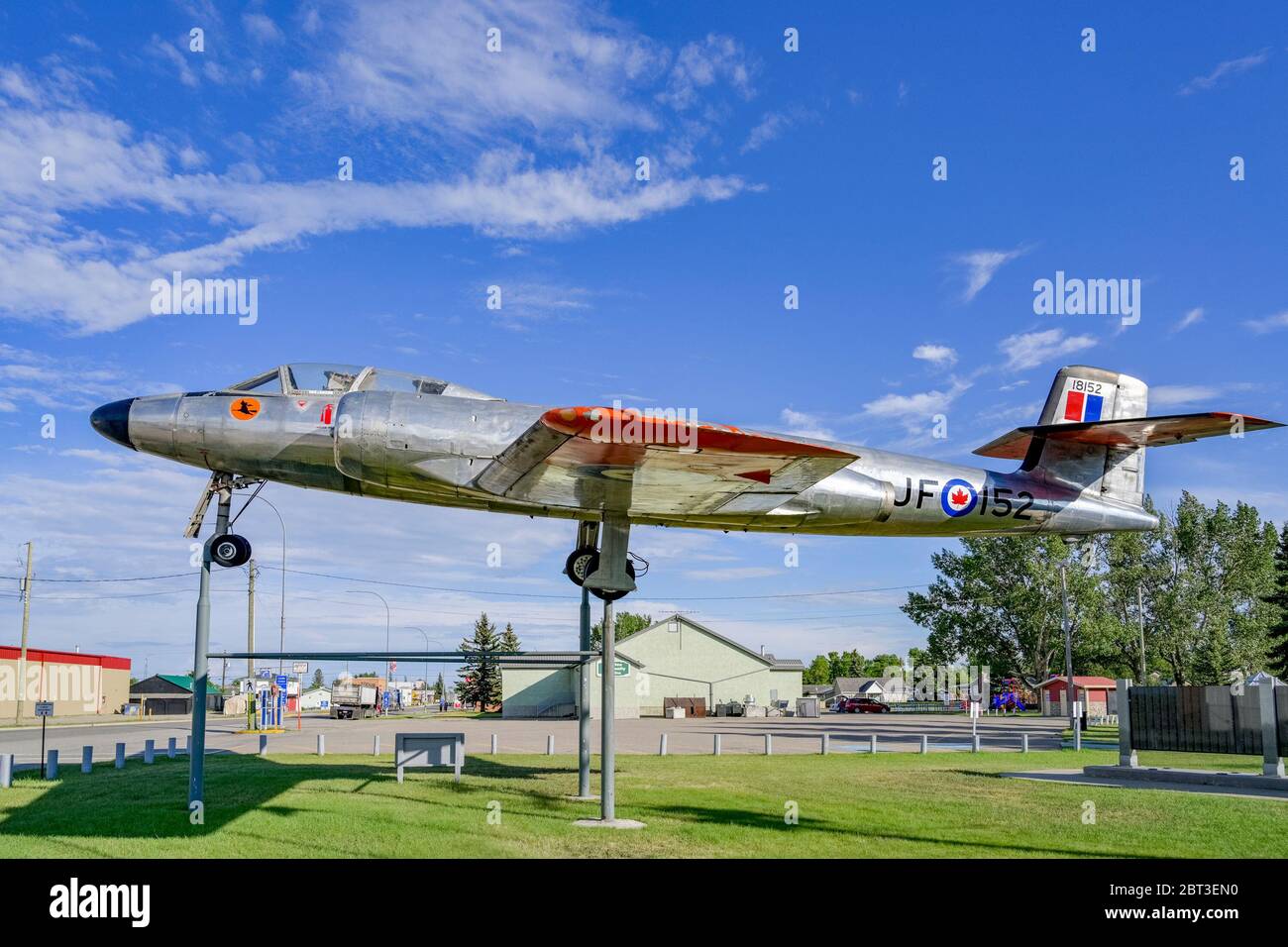 Fighter jet, Bomber Command Museum, Nanton, Alberta, Canada Stock Photo ...