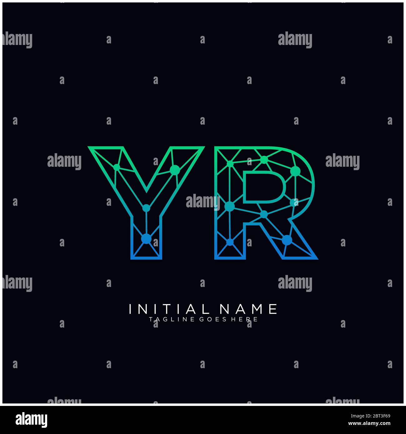 Yr logo vector vectors hi-res stock photography and images - Alamy