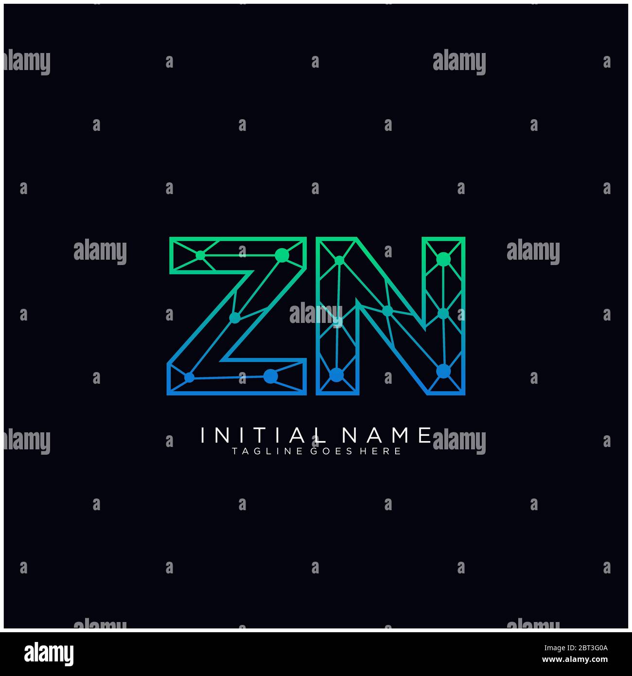 Initial zn hi-res stock photography and images - Alamy