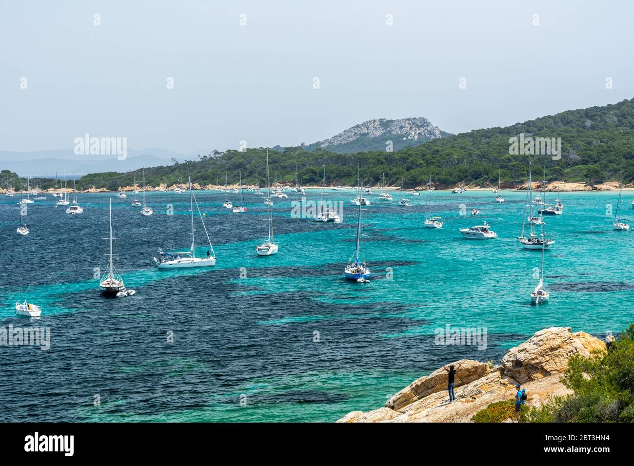 Porquerolles island beach hi-res stock photography and images - Alamy