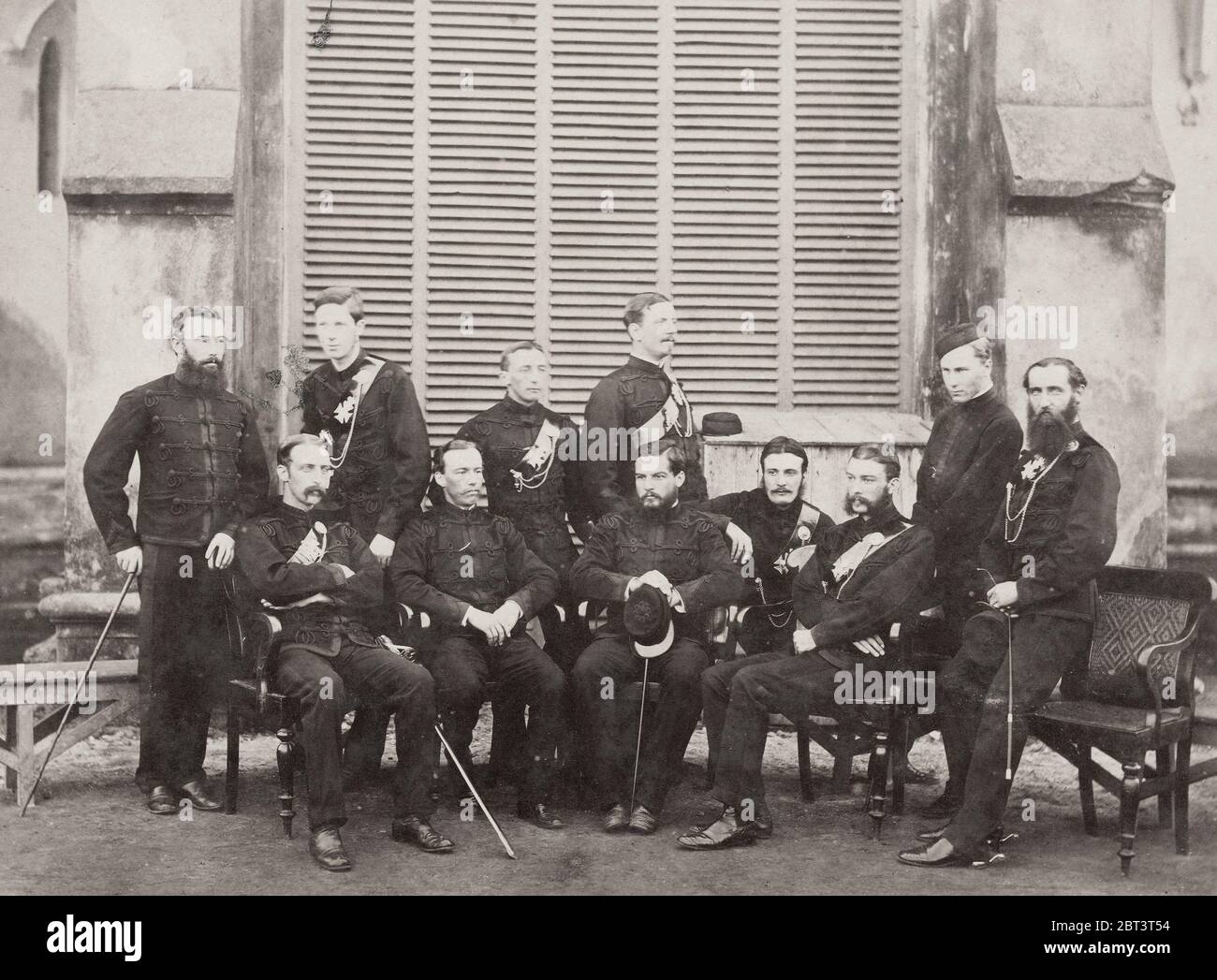 Vintage 19th century photograph - British army in India, 1860s ...