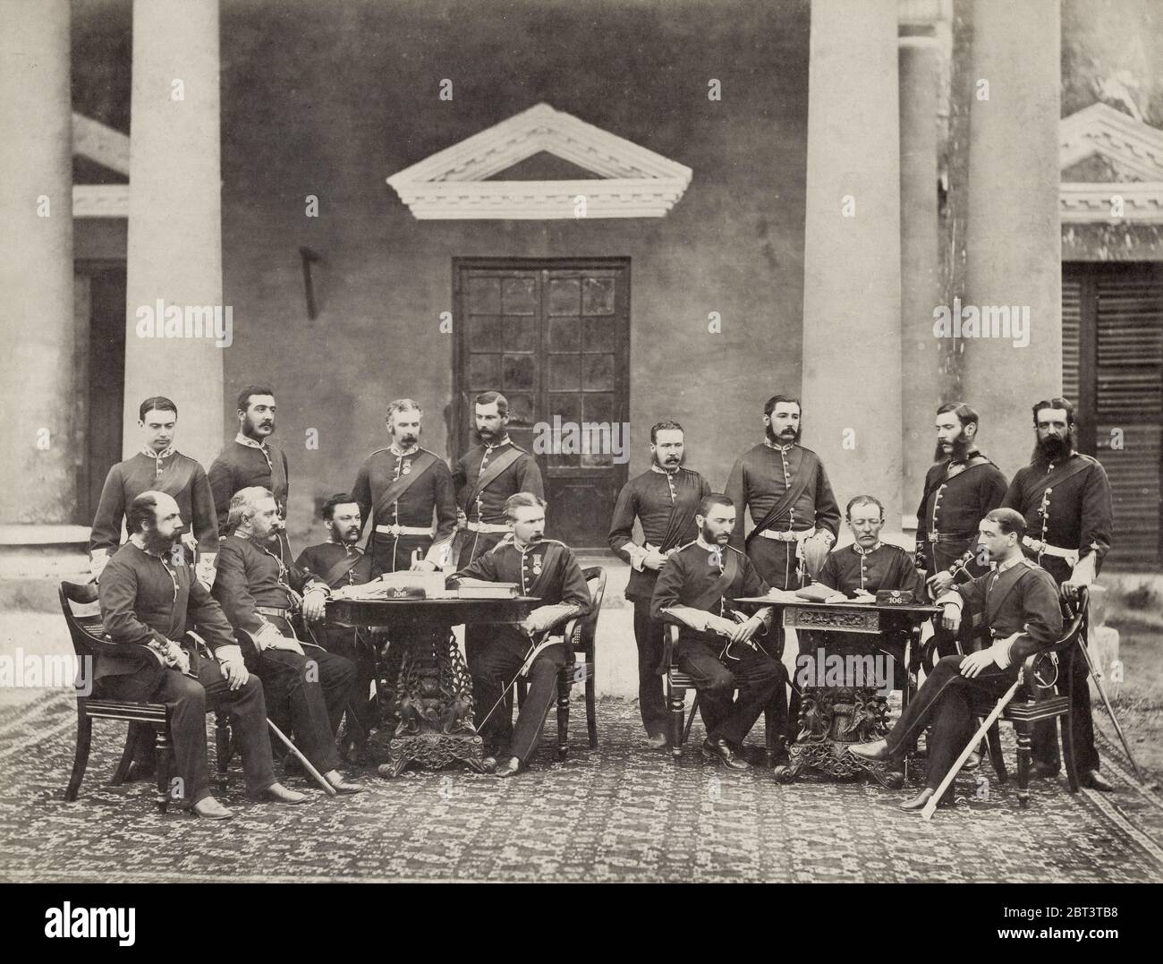 Vintage 19th century photograph - British army in India, 1860s ...