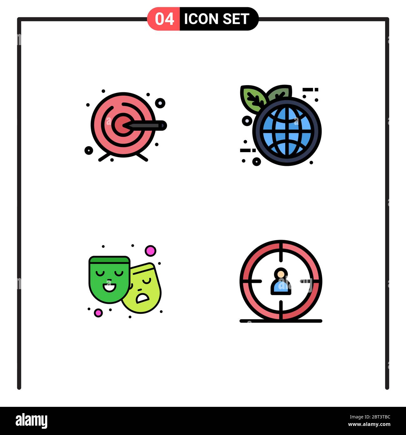 Target earth film Stock Vector Images - Alamy