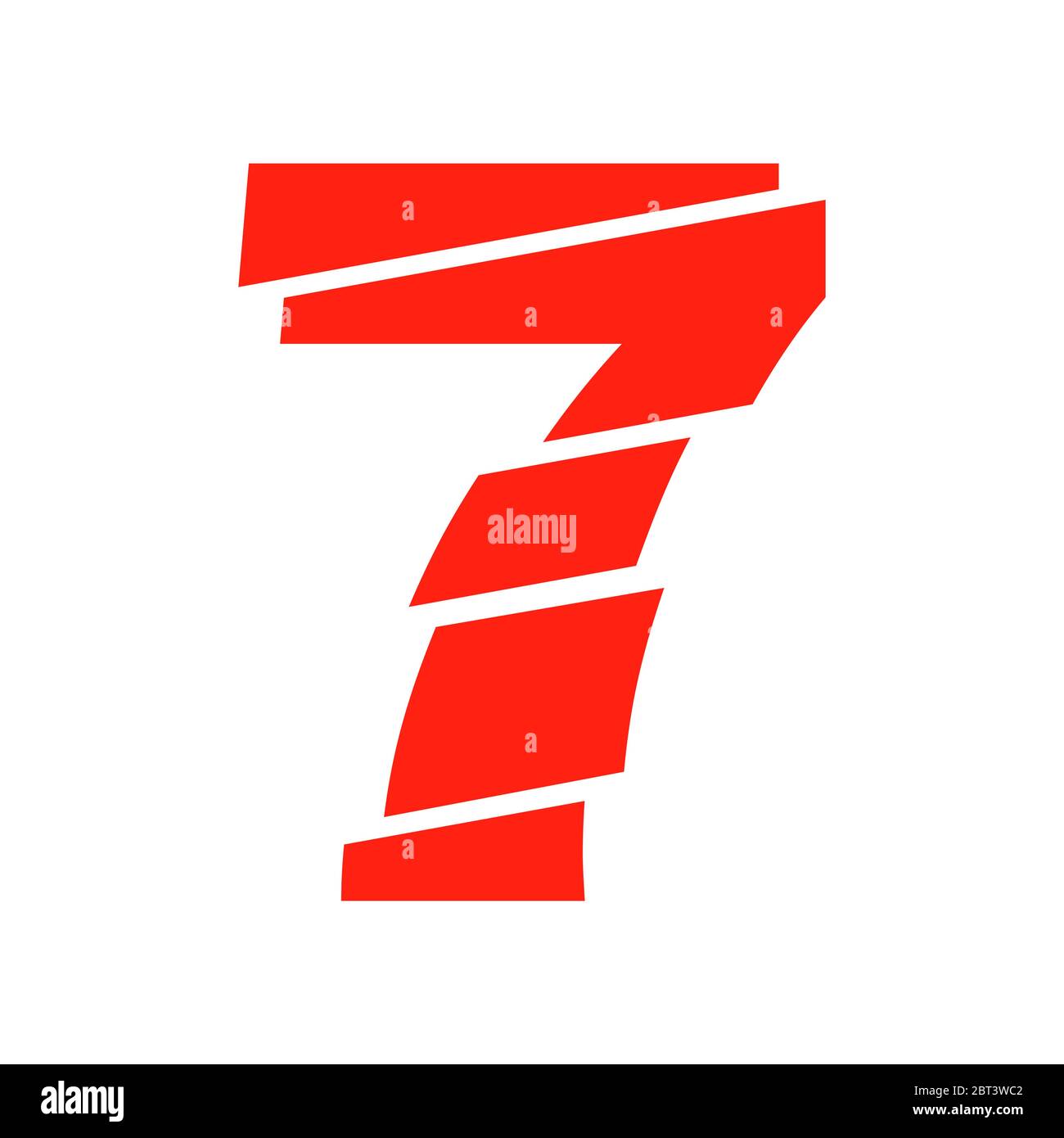 Numeric 7 Stock Vector Images - Alamy