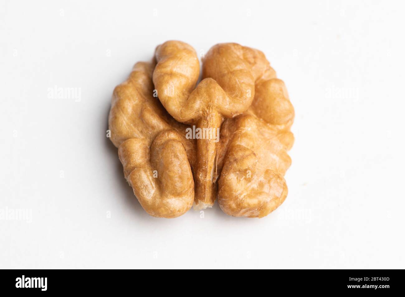 Fresh Walnut isolated on a white background Stock Photo - Alamy