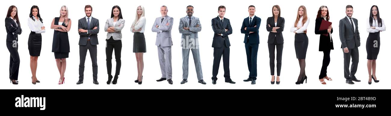 Young attractive business people - the elite business team Stock Photo ...