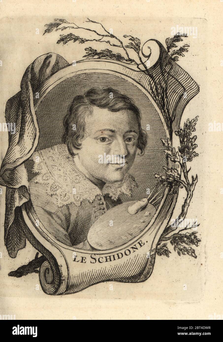 Portrait of Bartolomeo Schedoni, Italian Baroque painter. Le Schidone ...