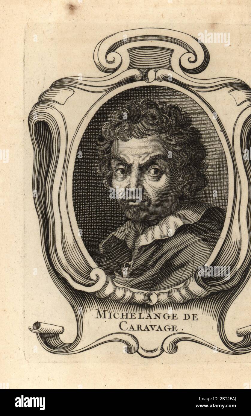 Portrait of Caravaggio, Michelangelo Merisi da Caravaggio , Italian ...
