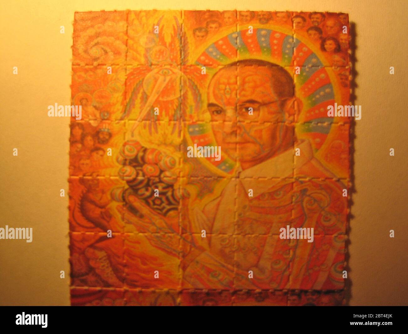 Lsd stick papers shivas retro psychedelic macro vintage background ...