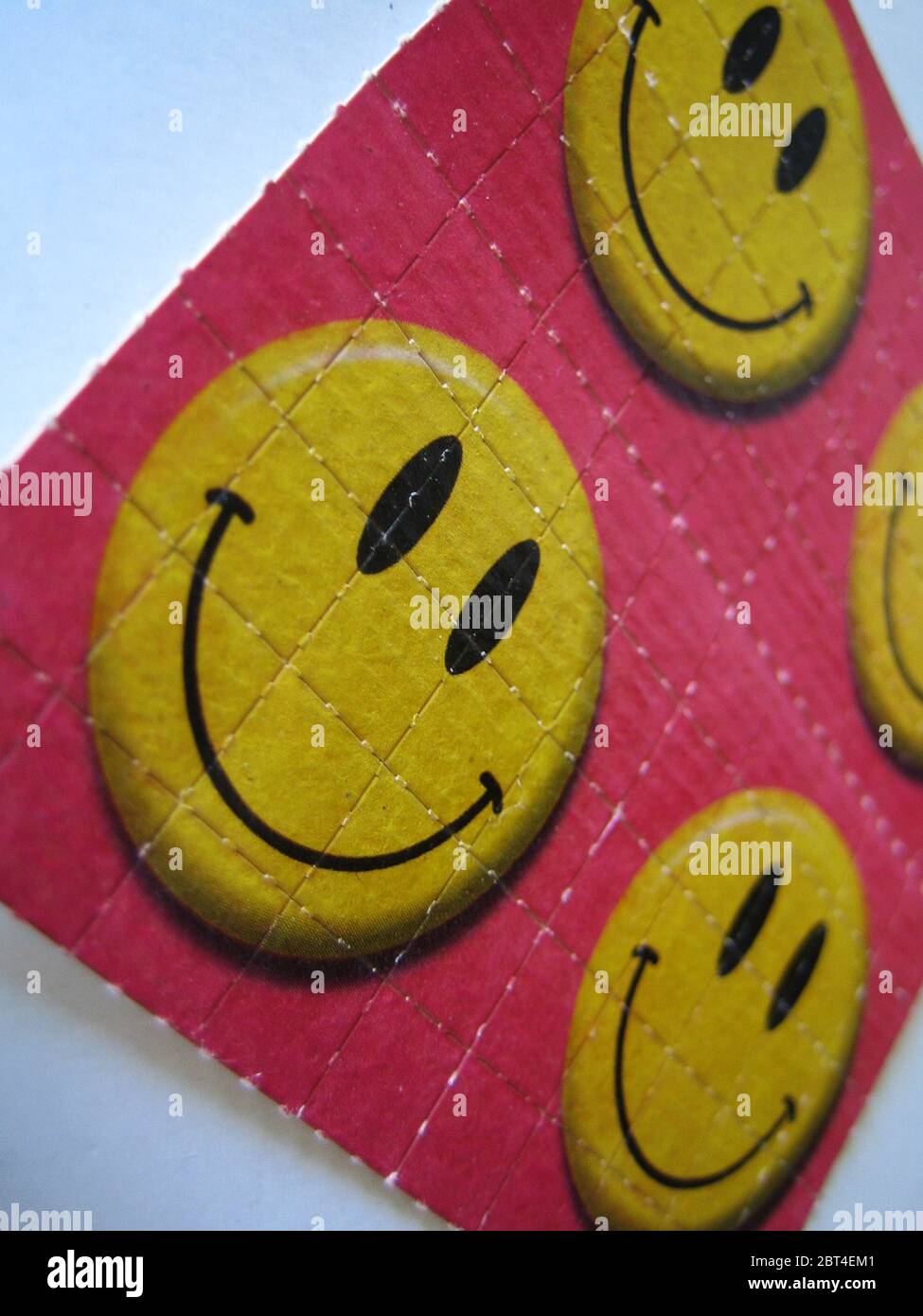 Lsd stick papers smile face retro psychedelic macro vintage background ...