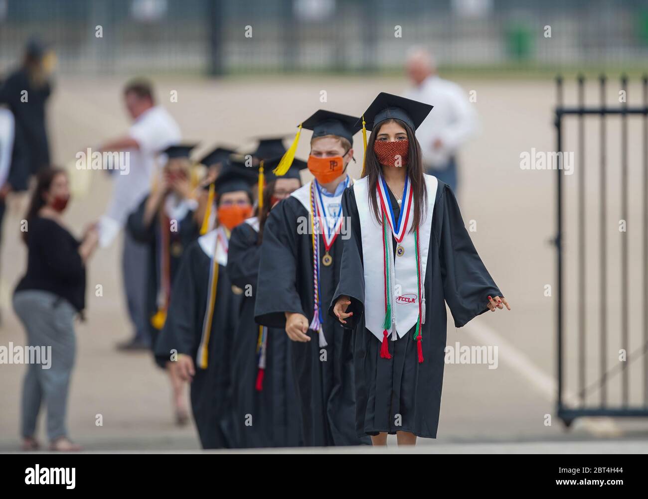 Fort Worth, United States. 21st May, 2020. Pilot Point High School ...