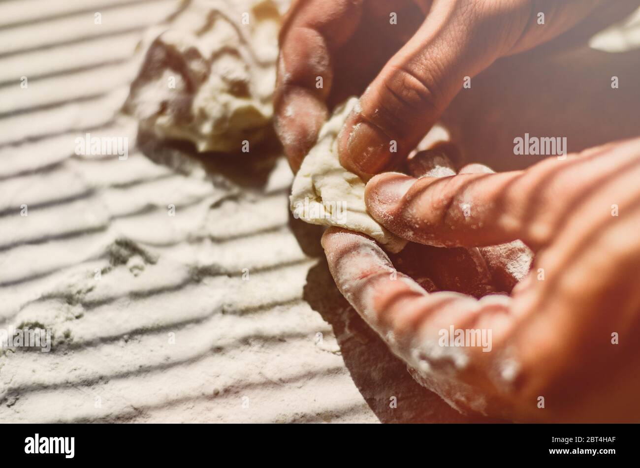 Dough man hands hi-res stock photography and images - Alamy