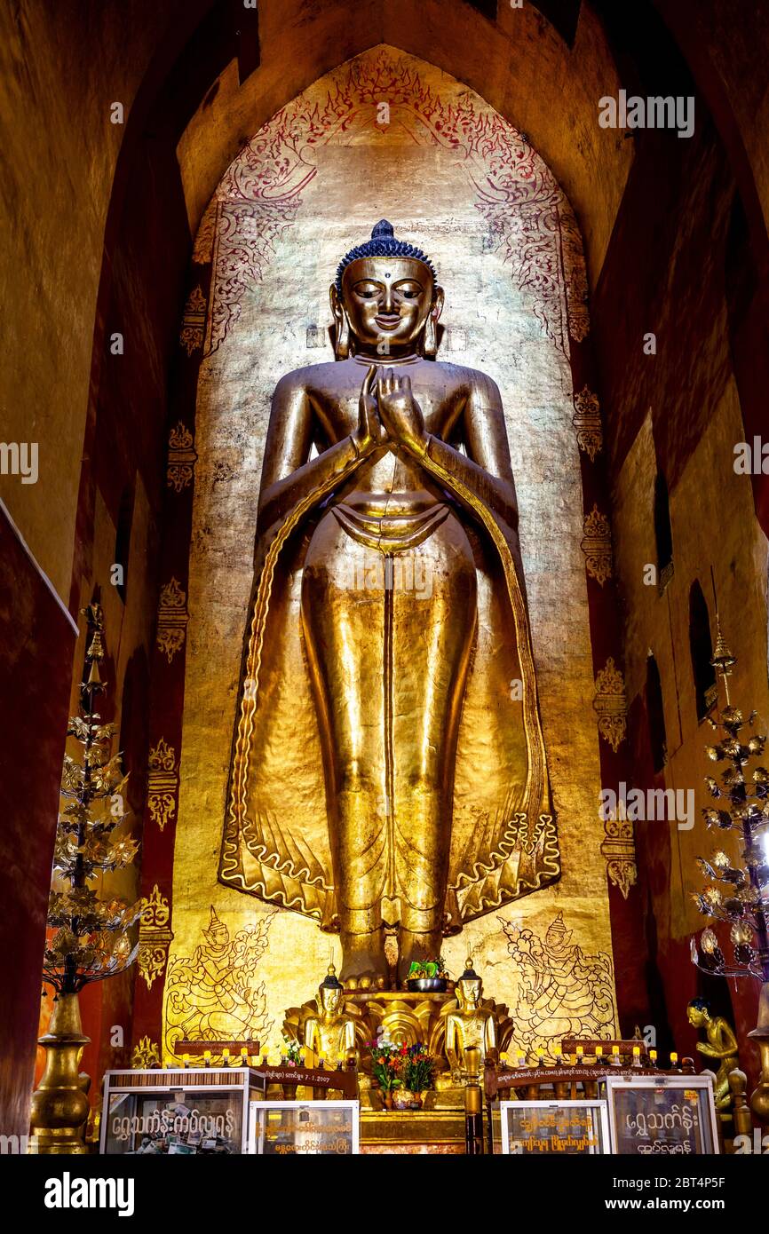 Temple ananda temple interior hi-res stock photography and images - Alamy