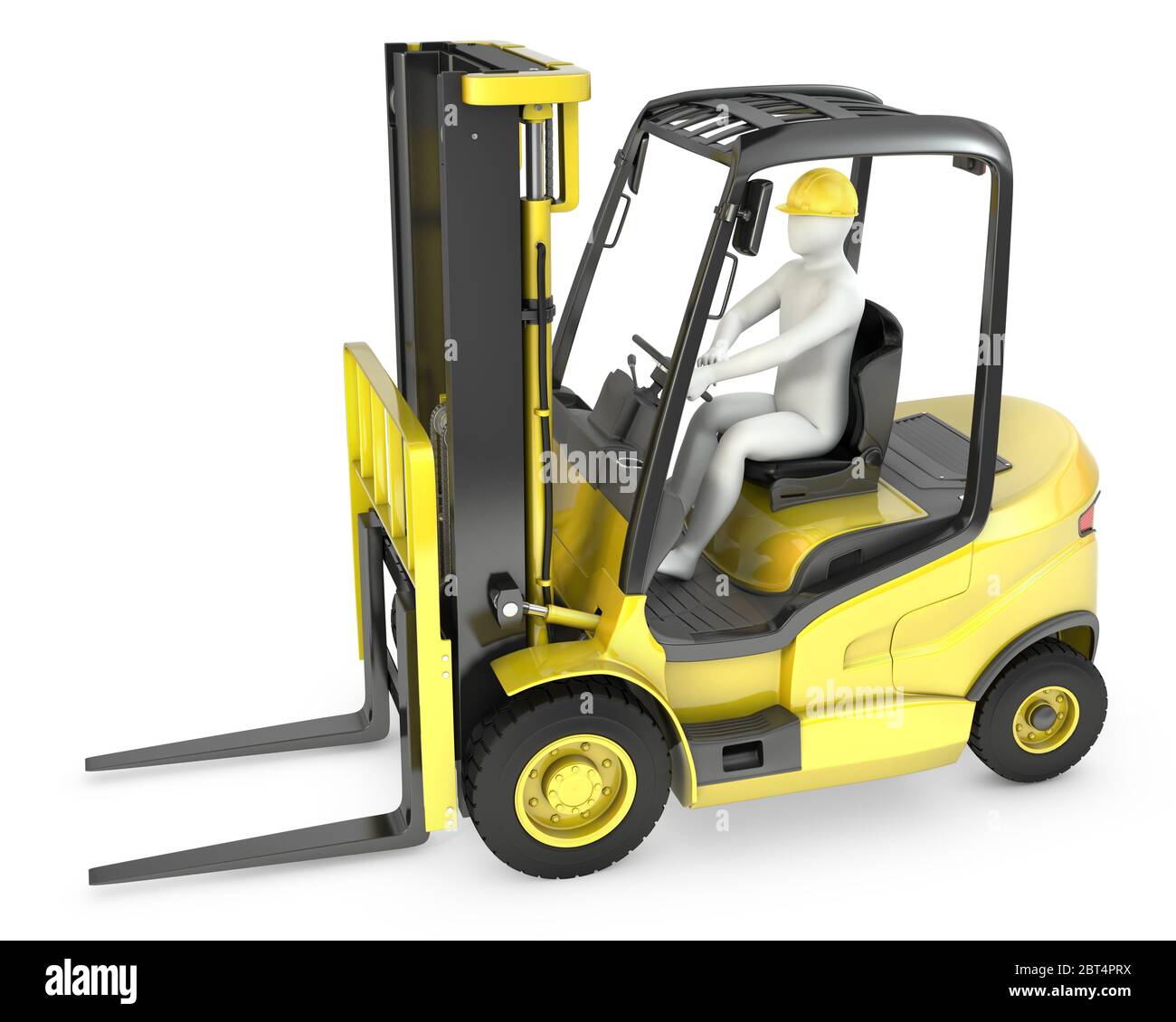 Man lift elevator Cut Out Stock Images & Pictures - Alamy