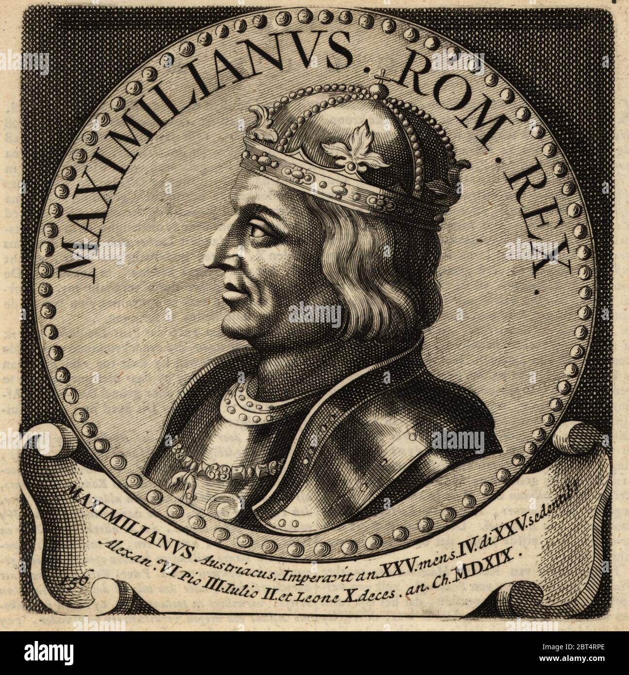 Holy Roman Emperor Maximilian I, 1459-1519. Maximilianus Austriacus ...