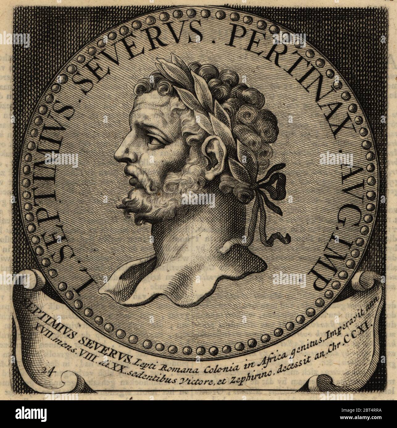 Roman Emperor Septimius Severus, 145-211. Lucius Septimius Severus ...