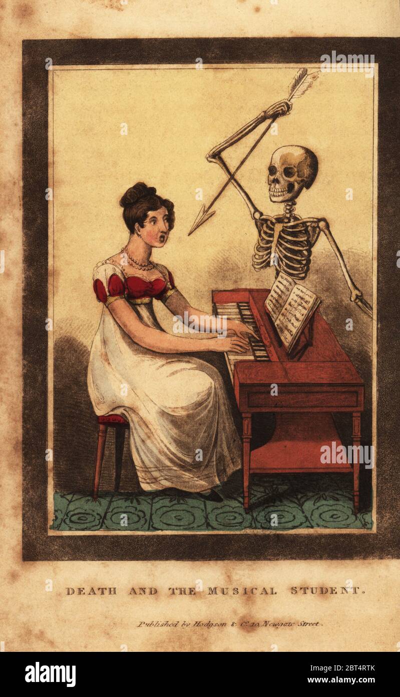 Death and the musical student hi-res stock photography and images - Alamy