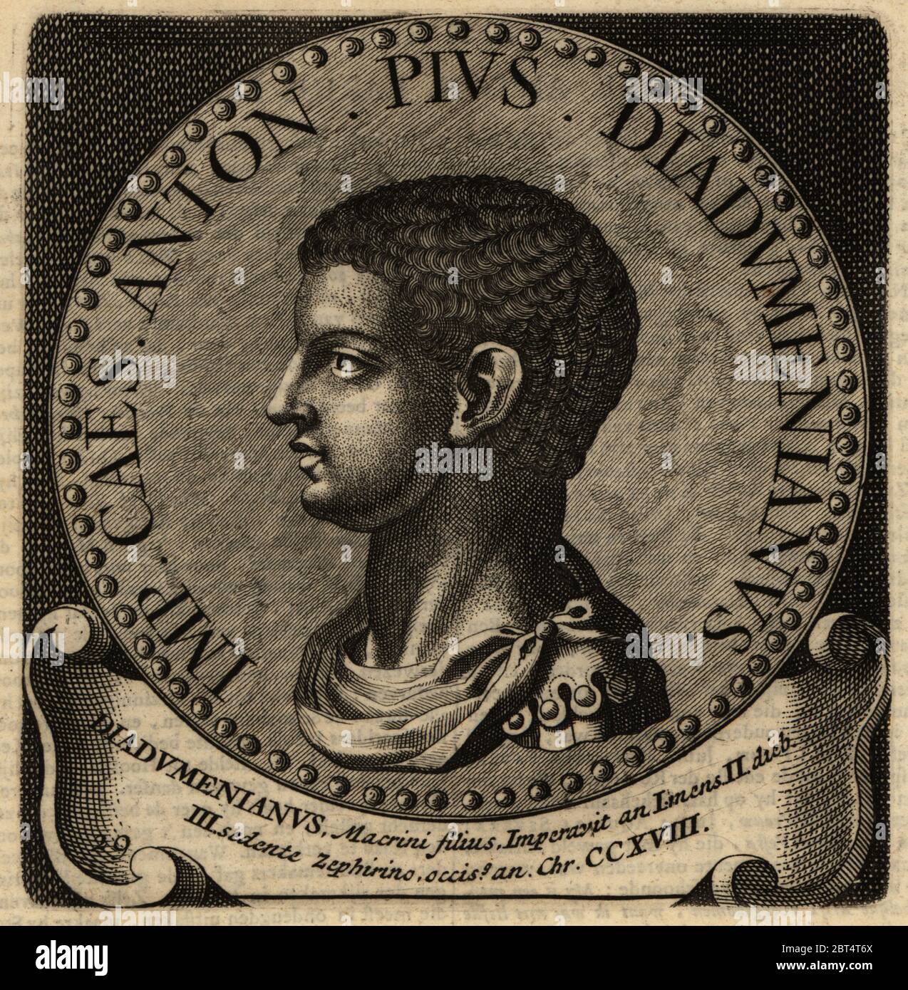 Roman Emperor Diadumenian, 208-218. Marcus Opellius Antoninus ...