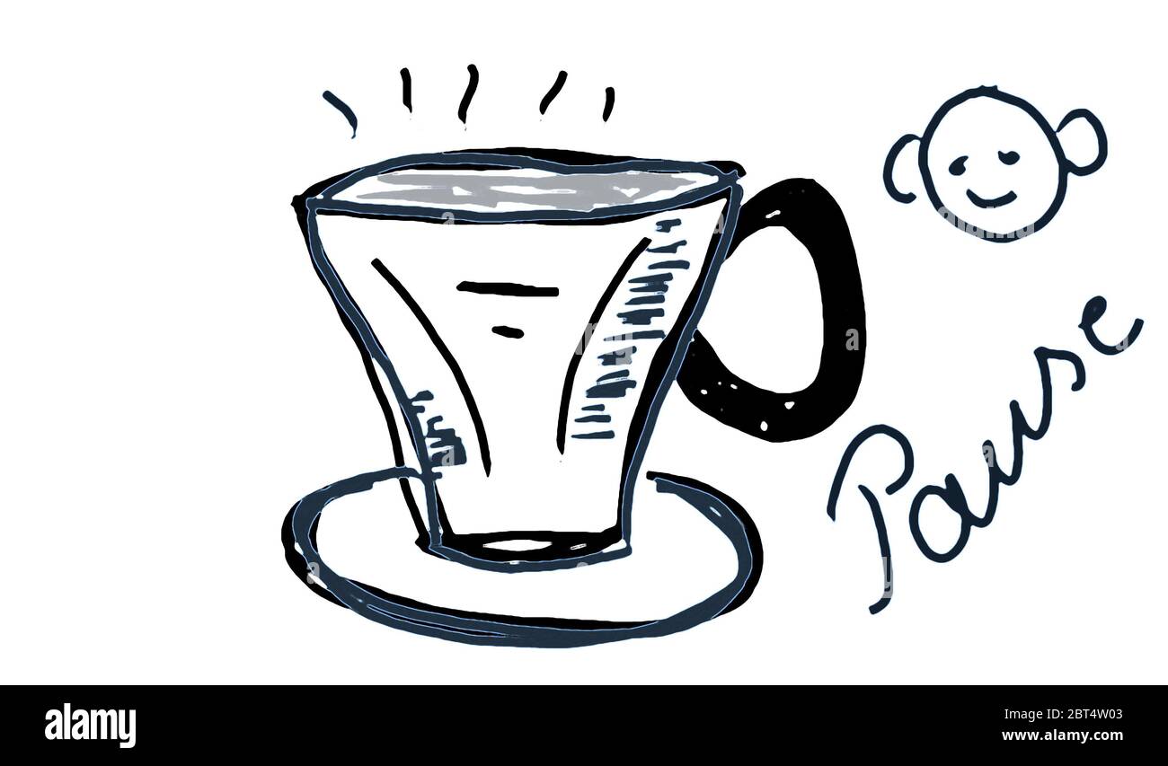 tea, spare time, free time, leisure, leisure time, drawing, photo ...