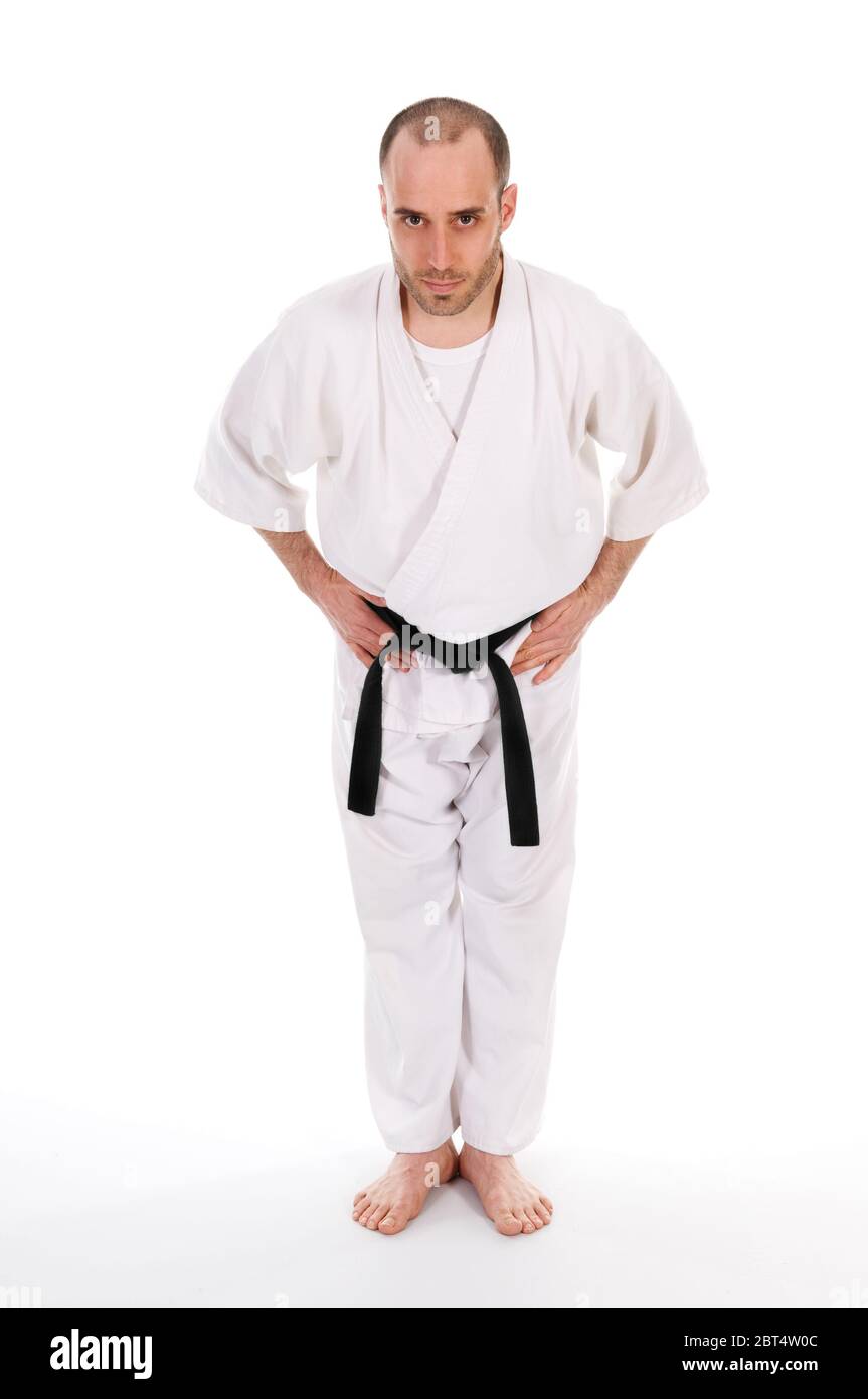 Karate sensei bow hi-res stock photography and images - Alamy