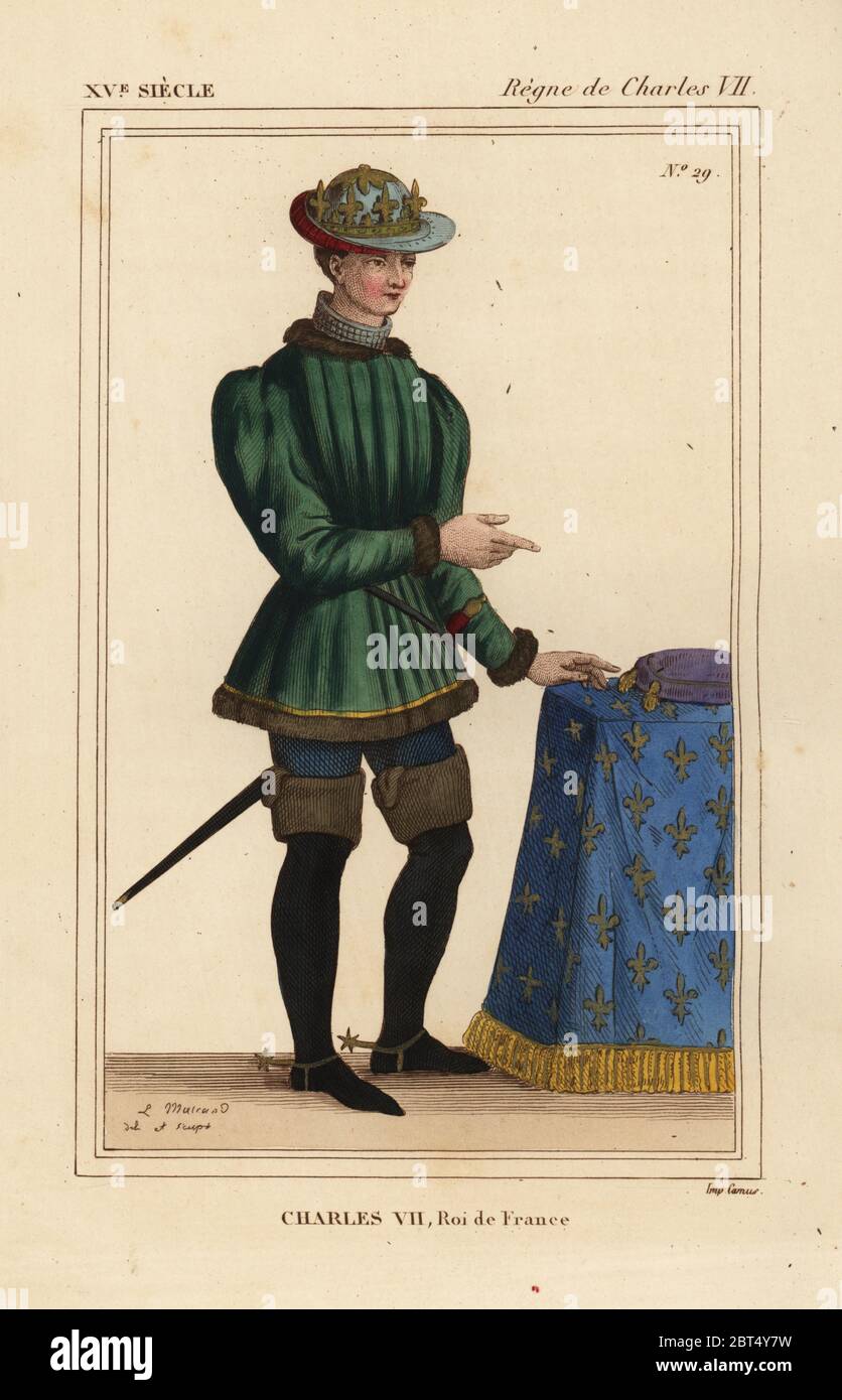 King Charles VII of France, the Victorious, le Victorieux, 1403-1461 ...