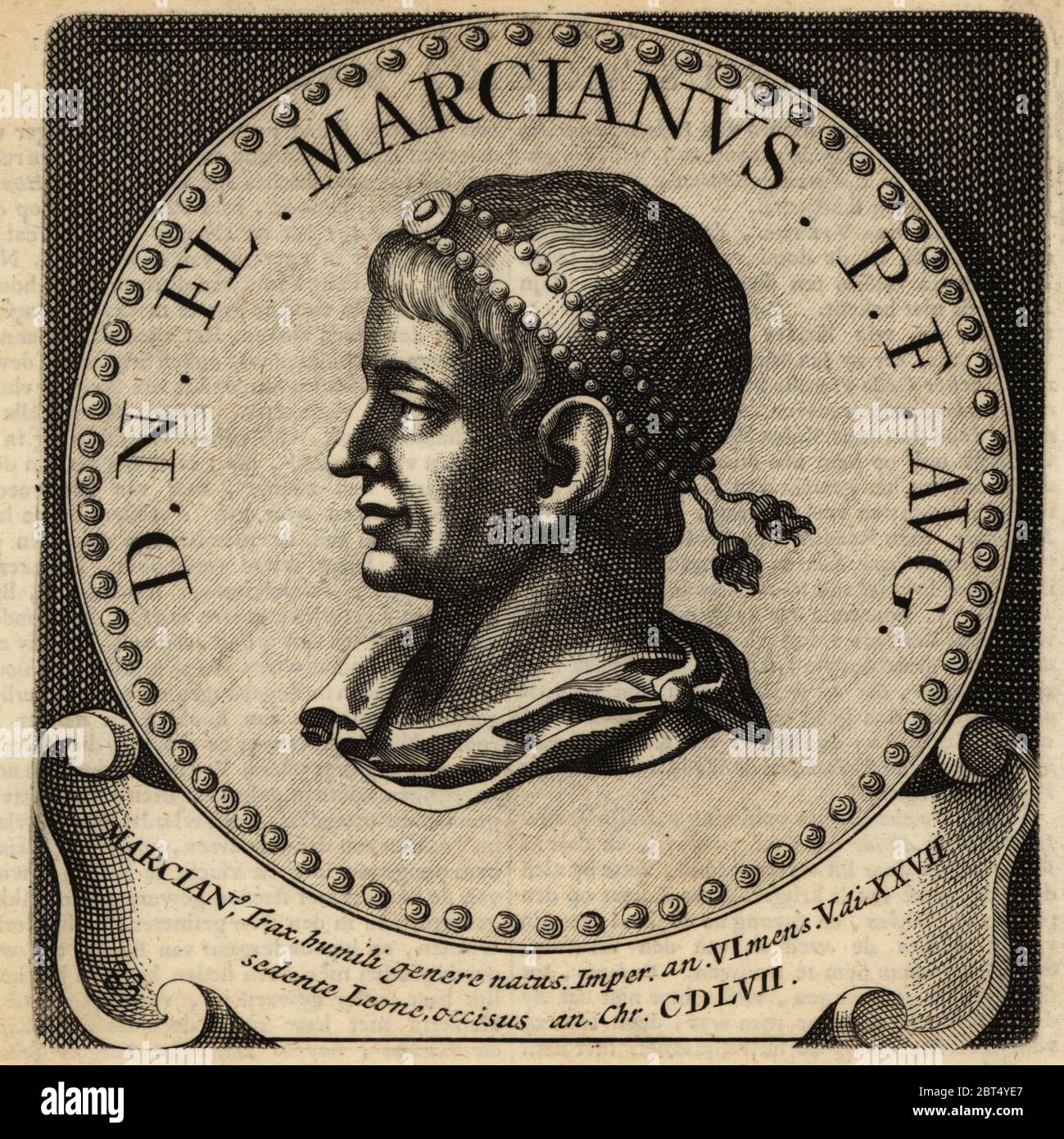 Roman Emperor Marcian, 392-457. Flavius Marcianus Augustus, Eastern ...