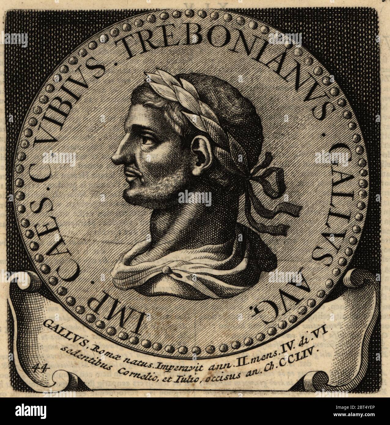Heroic Portrait Of Trebonianus Gallus