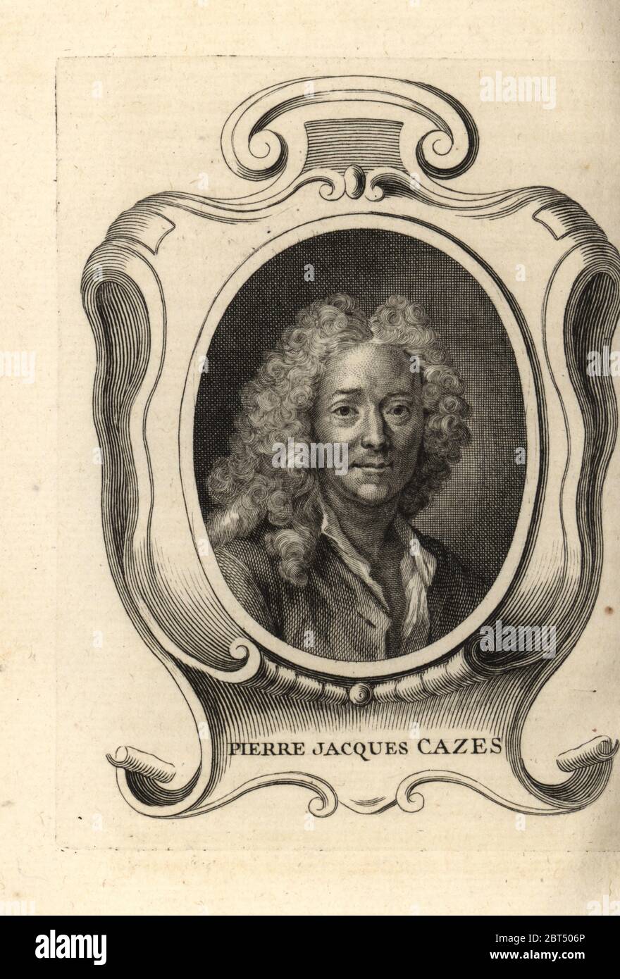 Portrait of Pierre Jacques Cazes, French historical painter 1676-1754 ...