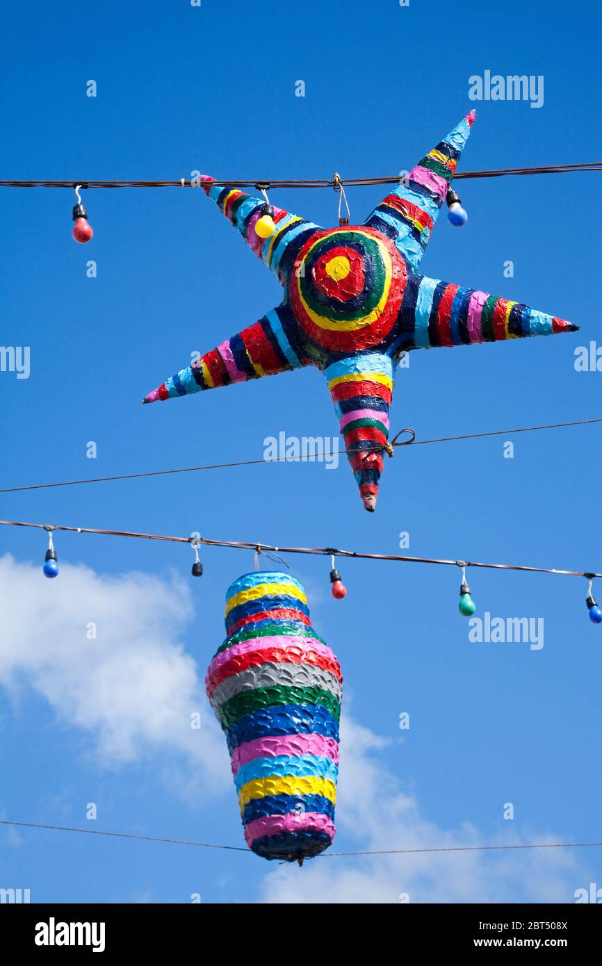 Pinata in Puerta Maya, Cozumel Island, Quintana Roo, Mexico Stock Photo ...